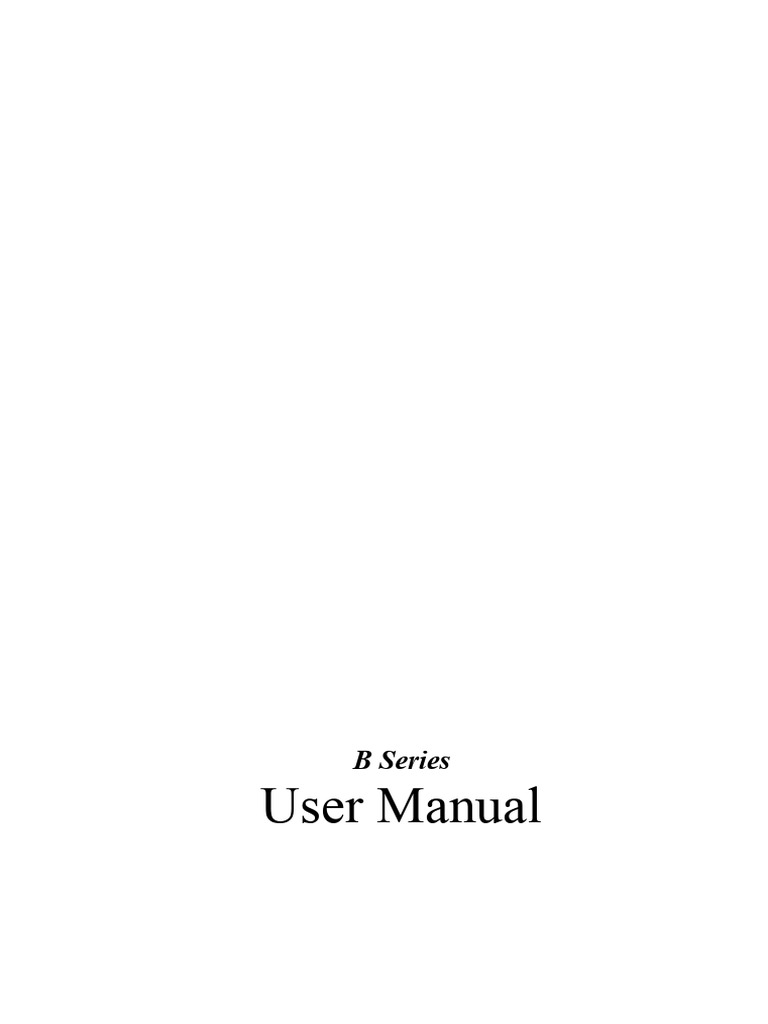 LED Display Screen-B Series User Manual 无logo | PDF | Computer File ...