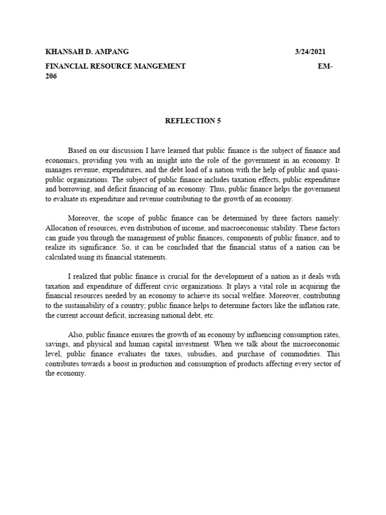 Ampang, Khansah Reflection 5 | PDF