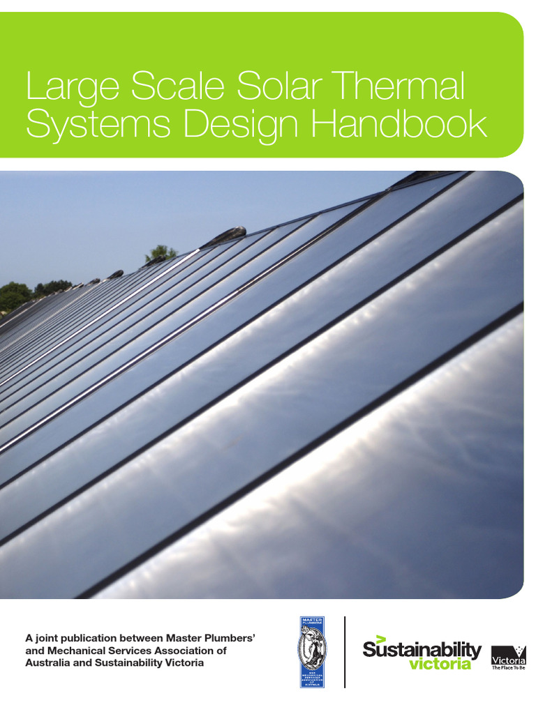 Large Scale Solar Thermal Systems Design Handbook | Download Free PDF | Solar Energy | Physical ...