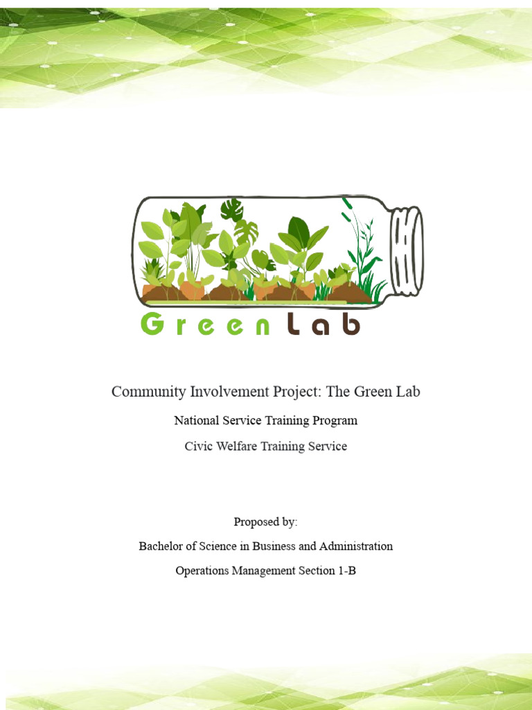 CWTS Proposal OM 1 B Final | PDF | Sustainability | Recycling