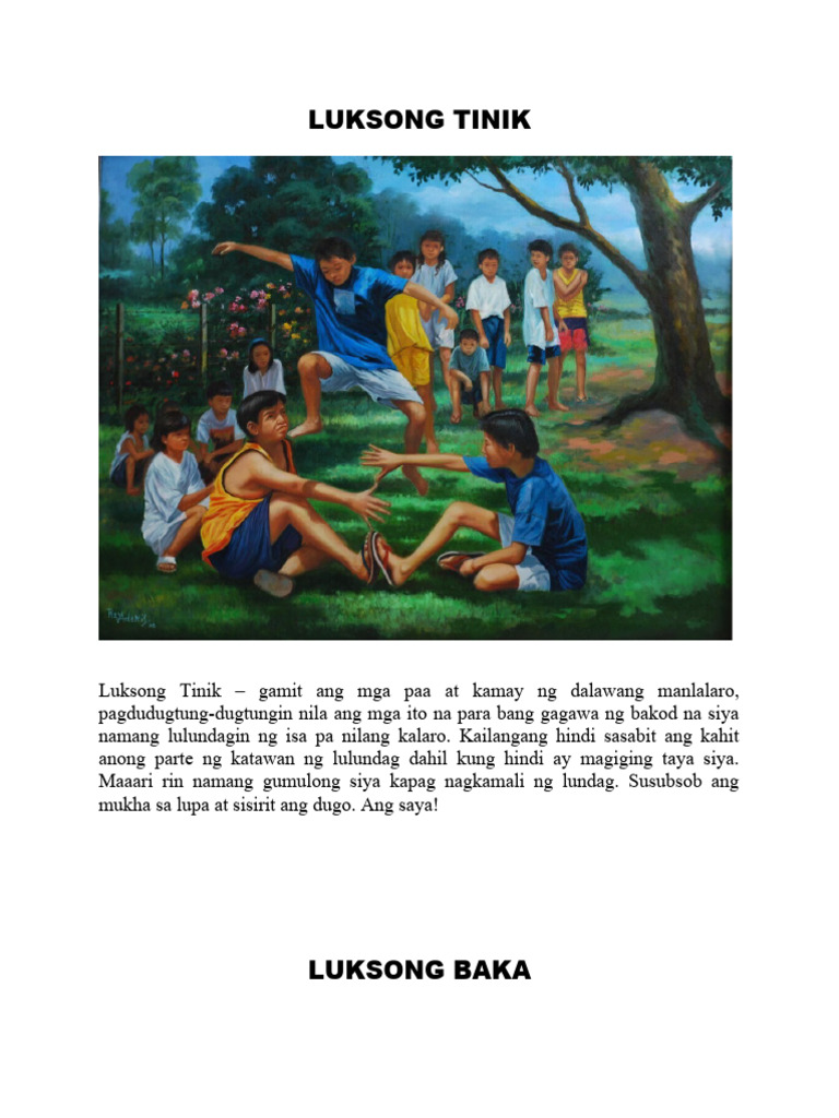 Laro NG Lahi | PDF