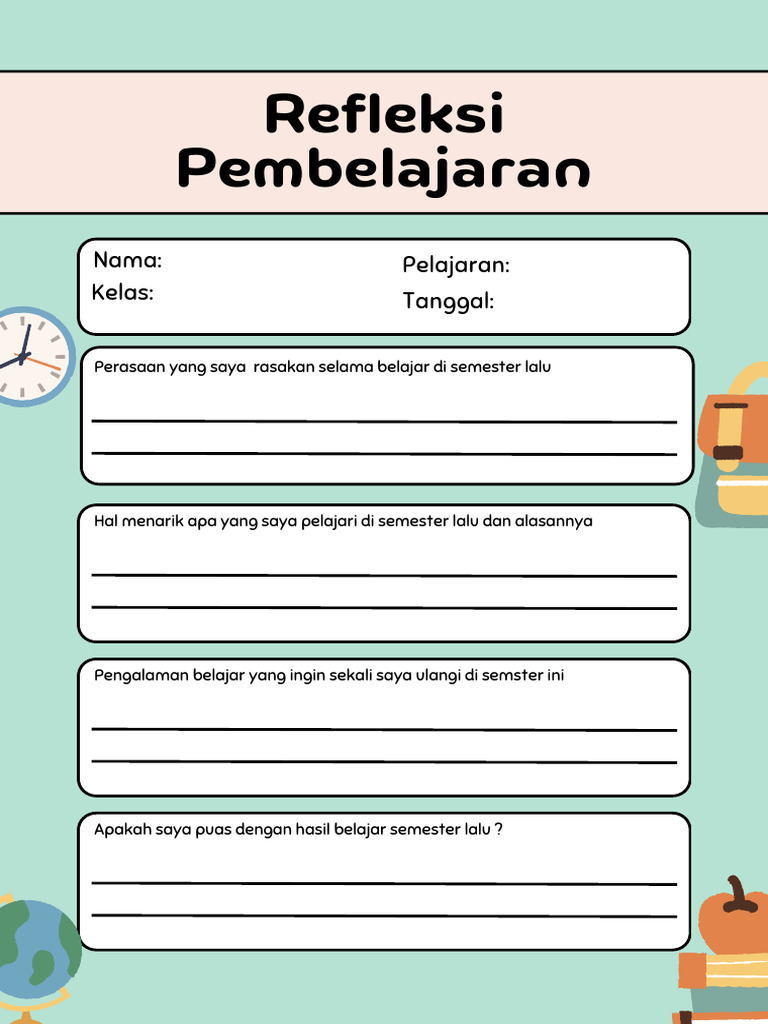 Refleksi Pembelajaran | PDF