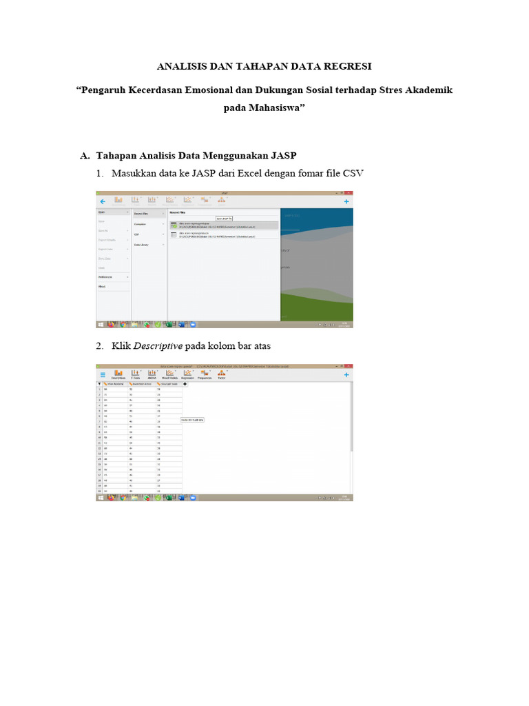 Analisis Dan Tahapan Data Regresi Ganda | PDF | Metode & Bahan Ajar