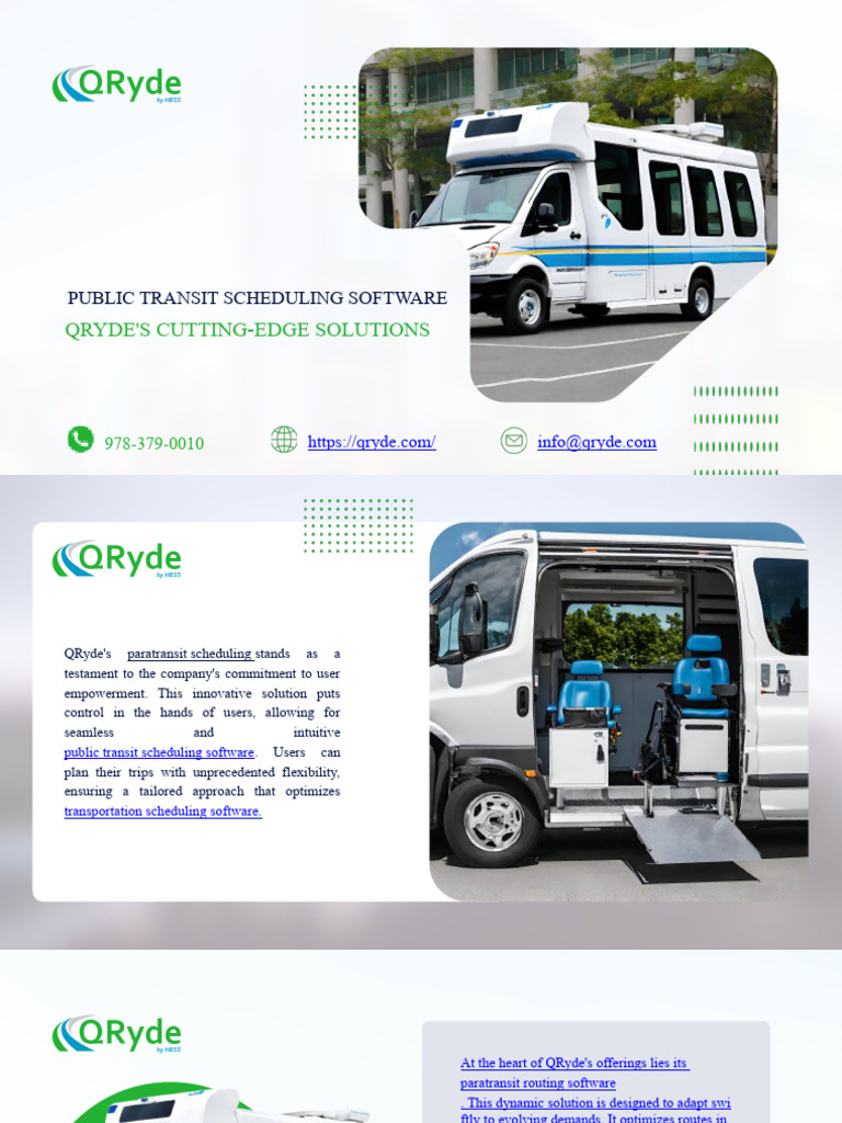 Transportation Scheduling Software | PDF