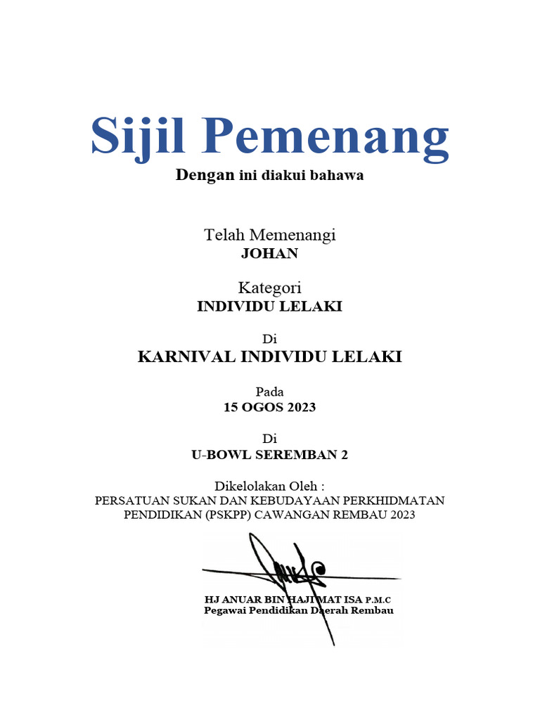 Sijil Soft | PDF