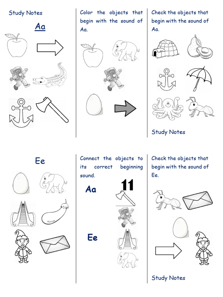 Vowels Aa, Ee, Ii, Oo, Uu | PDF