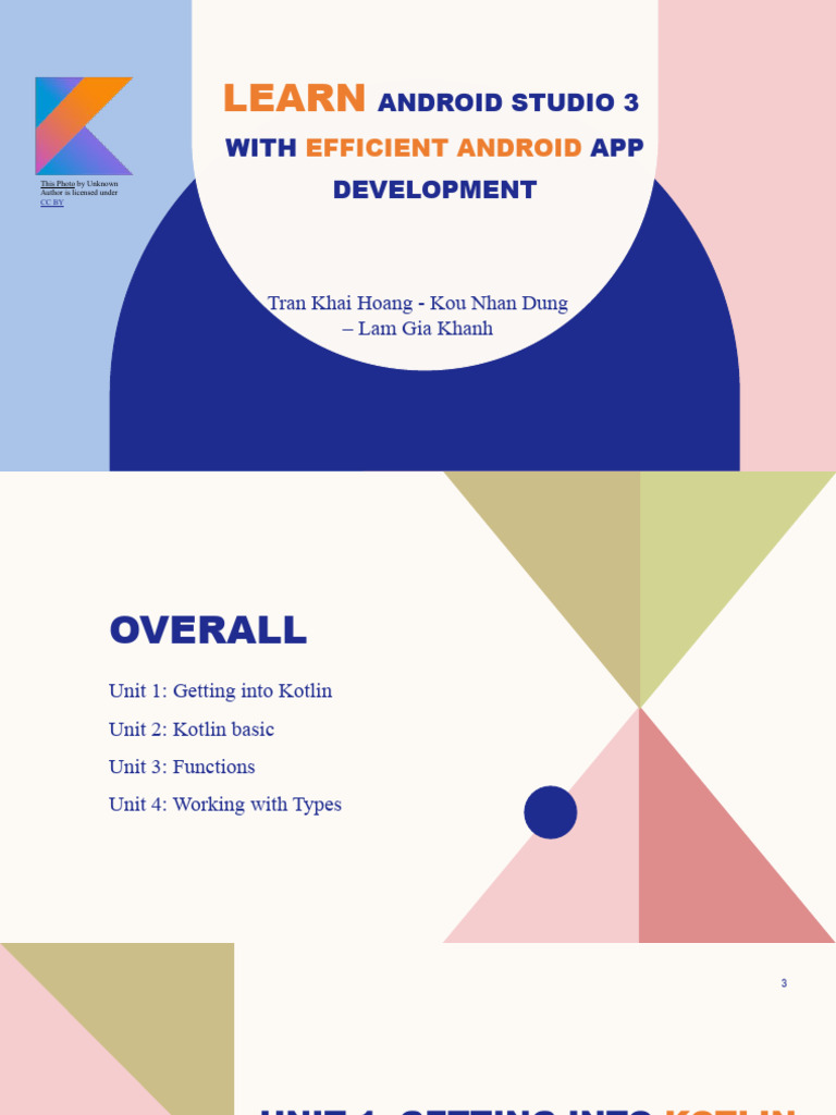 Learn Android Studio 3 | PDF