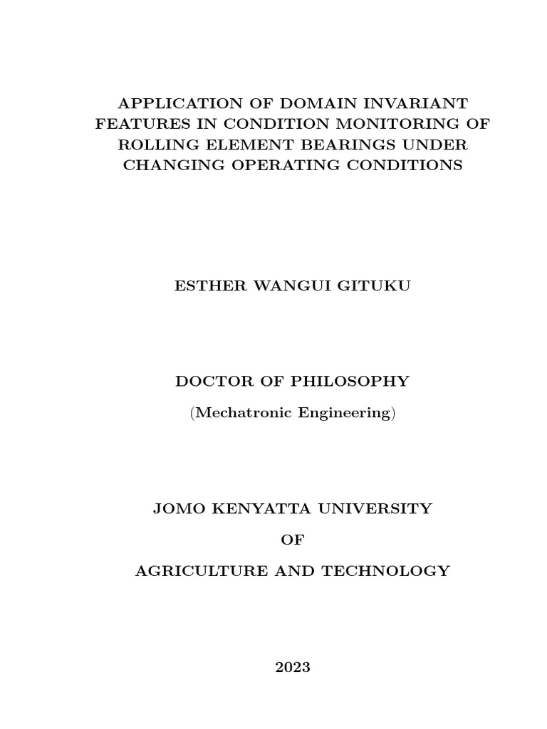 Mechanical Engineering 2 | PDF | Wavelet | Bearing (Mechanical)