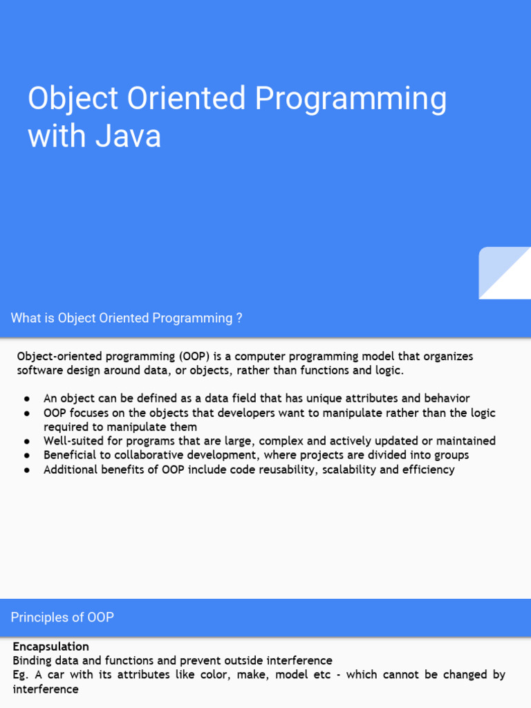 Object Oriented Programming Handwritten Notes | PDF | Java (Programming ... Object Oriented Programming Handwritten Notes | PDF | Java (Programming ...