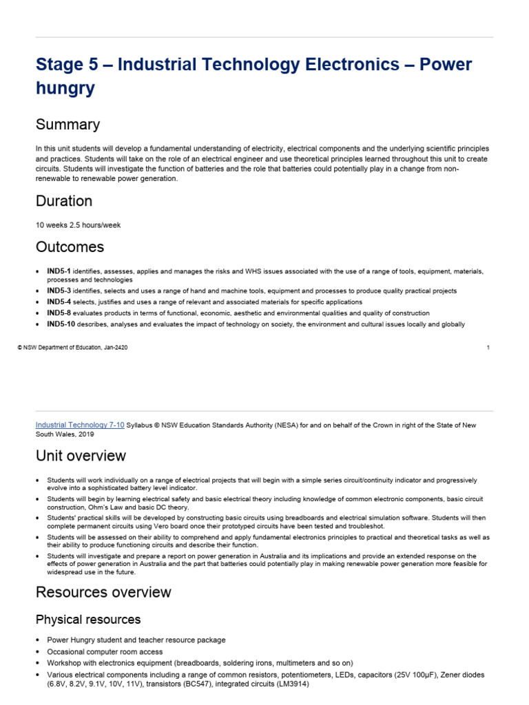 Tas s4 s5 Electronics Power Hungry Program | PDF | Resistor | Electrical Network