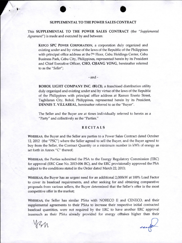 Supplemental To The PSC - 1 | PDF | Private Law | Common Law