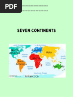 7 Continent Song | PDF | Continent | Earth Sciences