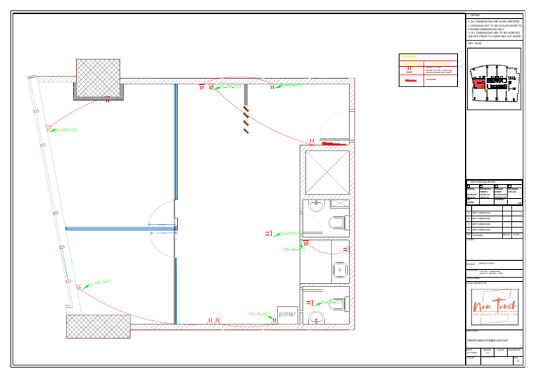 1 lake plaza-PROPOSED POWER LAYOUT | PDF | Technical Drawing | Engineering