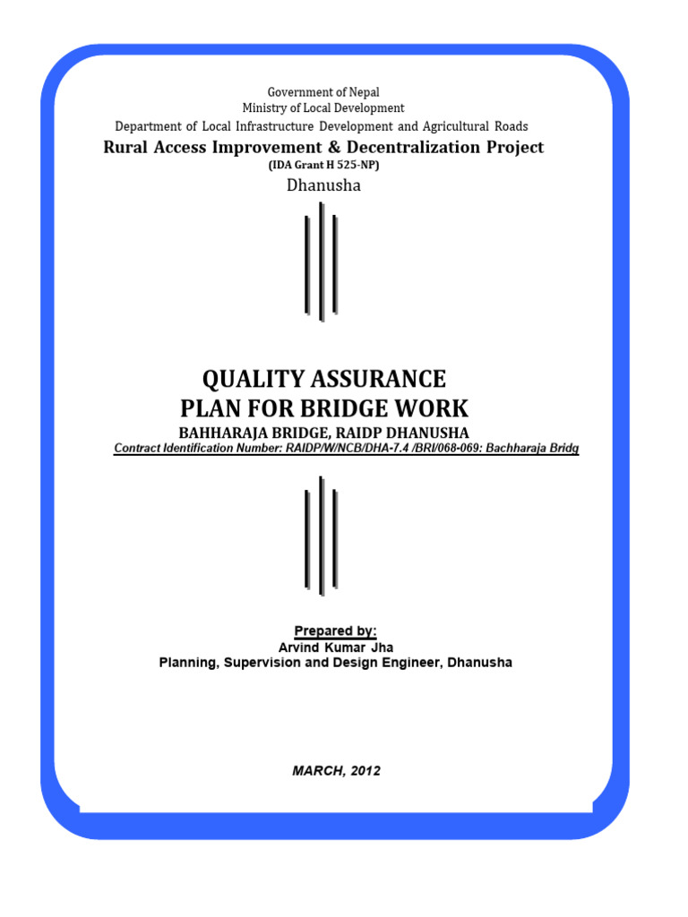 Quality - Assurance - Plan - QAP - For Concrete Works | PDF | Quality ...