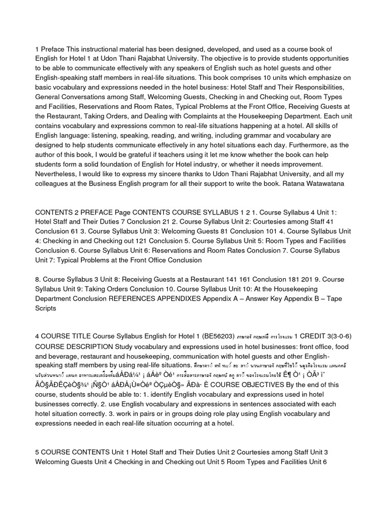 1 Preface This Instructional Material Has Been Designed | PDF | English Language | Vocabulary