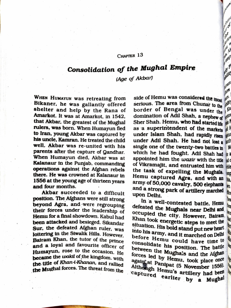 Akbar | PDF | Mughal Empire