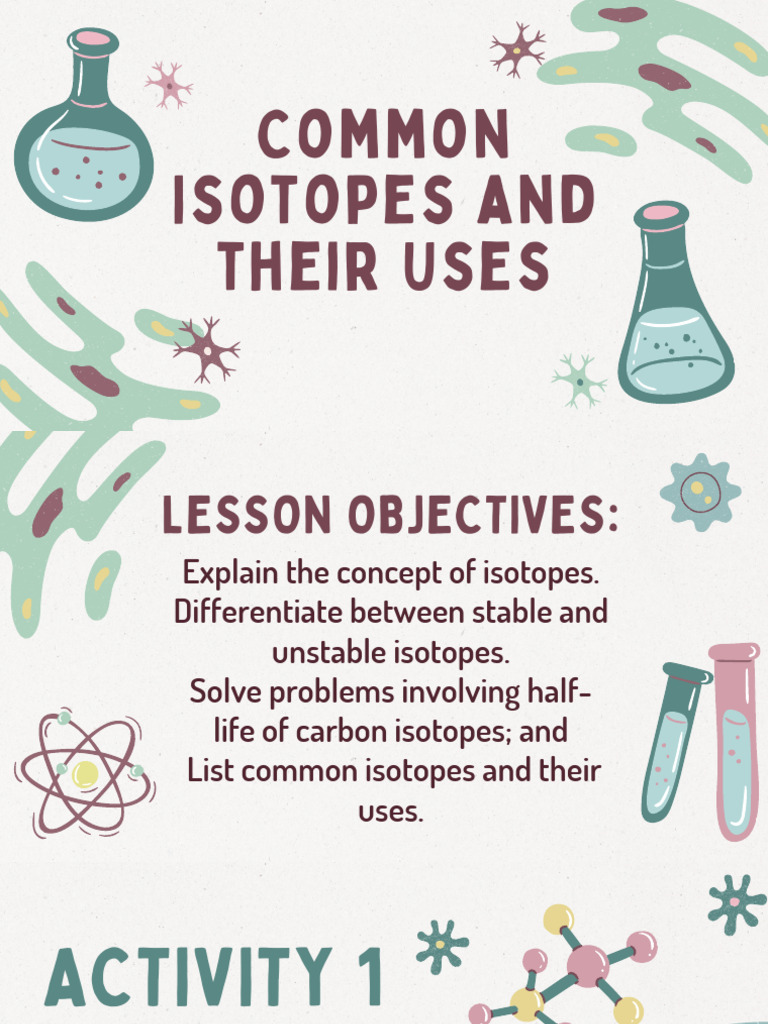 Common Isotopes and Their Uses | PDF
