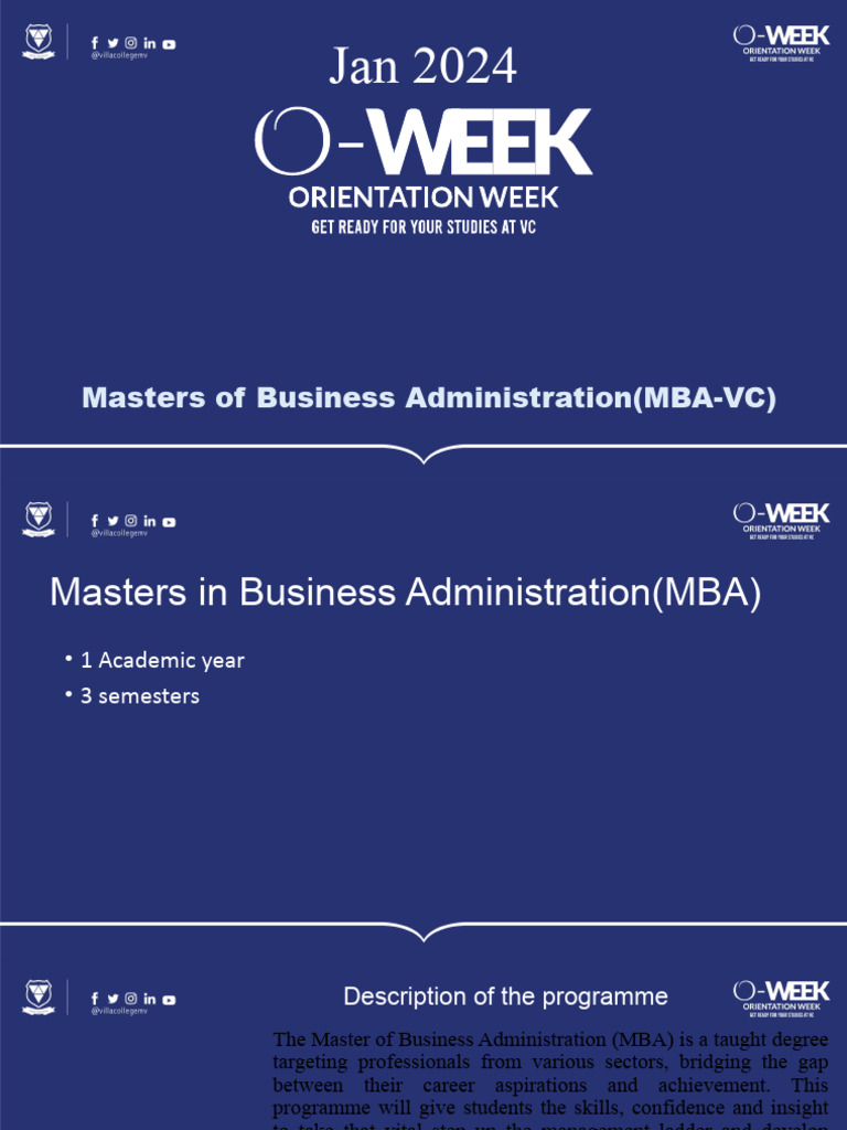 Mba VC Jan 24 | PDF | Master Of Business Administration | Thesis