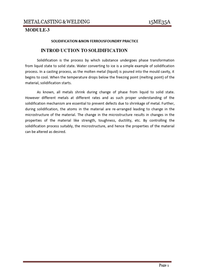 Module 3 | PDF | Freezing | Nucleation