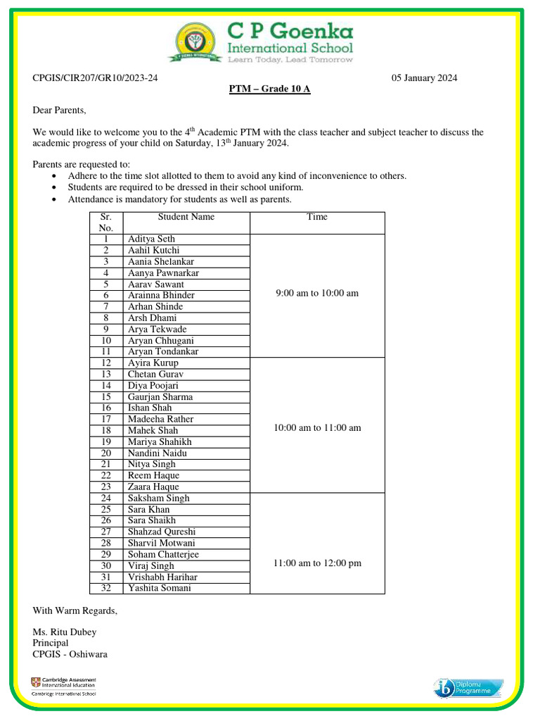 CPGIS Cir207 PTM Circular Gr10 | PDF