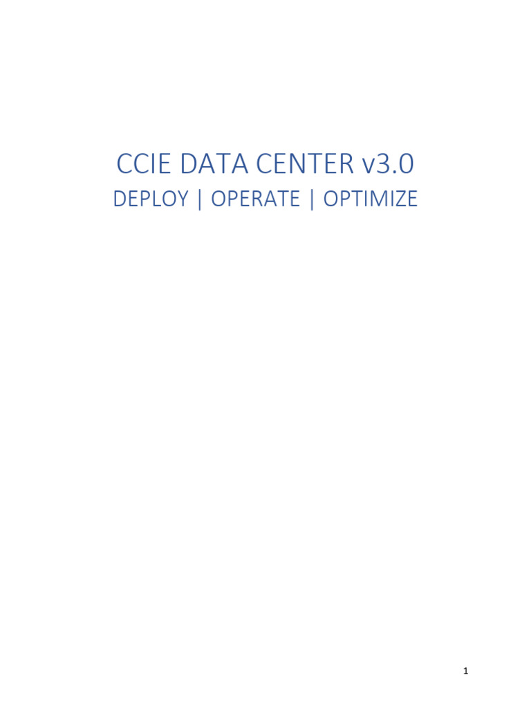 Real Ccie Data Center Lab Workbook v3.0 | PDF