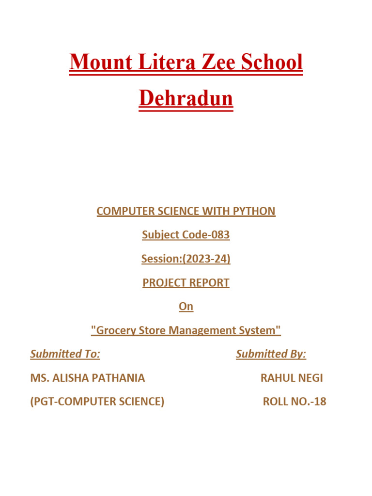 Rahul Cs Project 2024 | PDF | Python (Programming Language) | Input/Output Rahul Cs Project 2024 | PDF | Python (Programming Language) | Input/Output