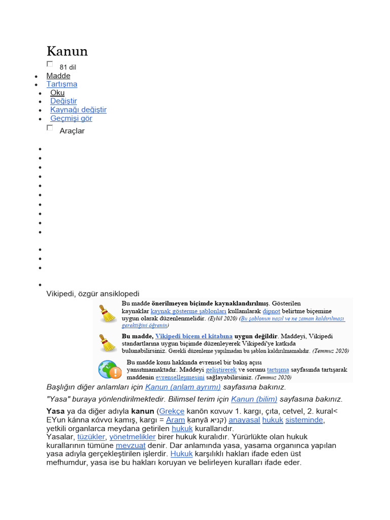 Kanun | PDF