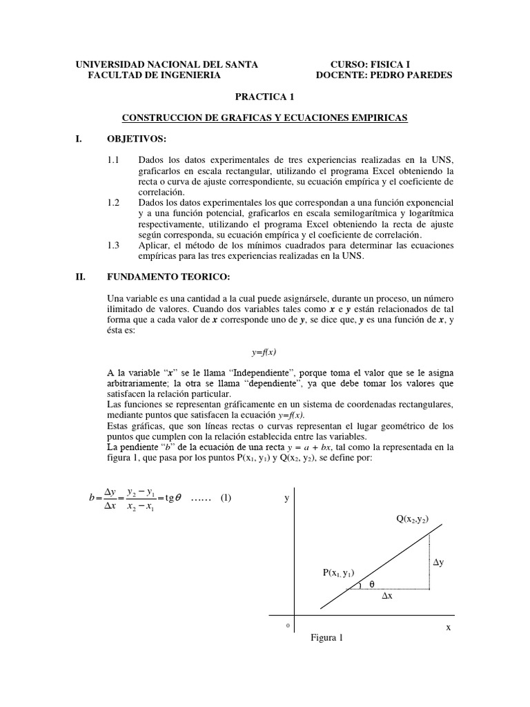 Practica 1 Excel | Descargar gratis PDF | Ecuaciones | Variable (Matemáticas)