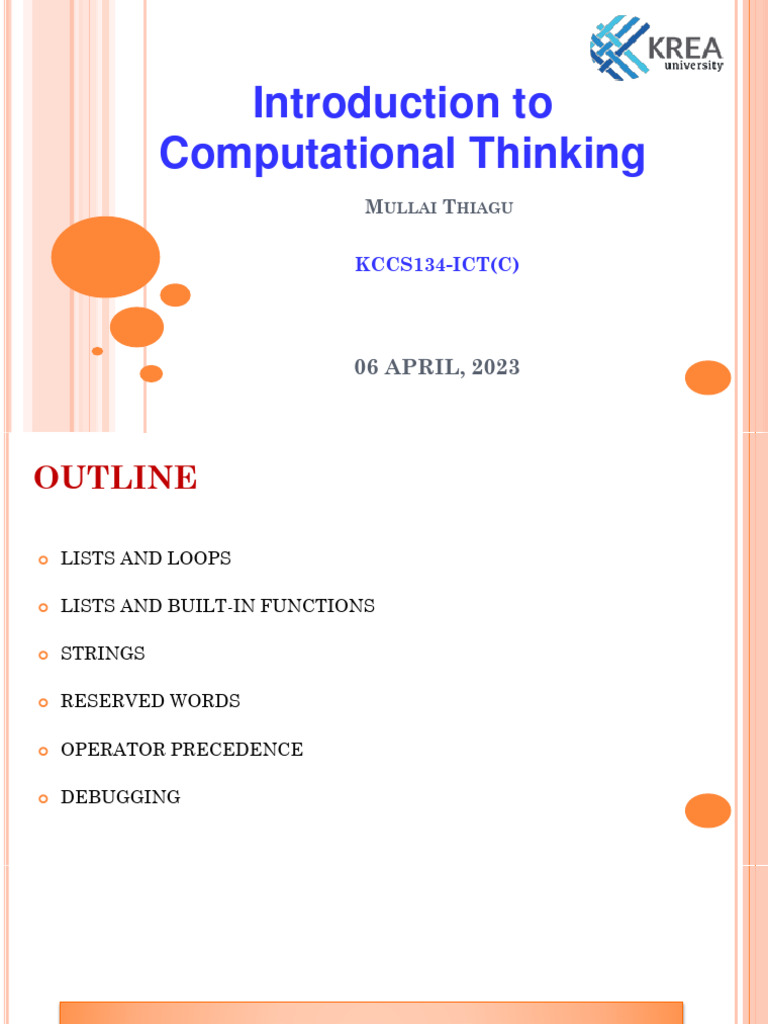 Session11 06april2023 Class | Download Free PDF | Computer Engineering | Mathematics