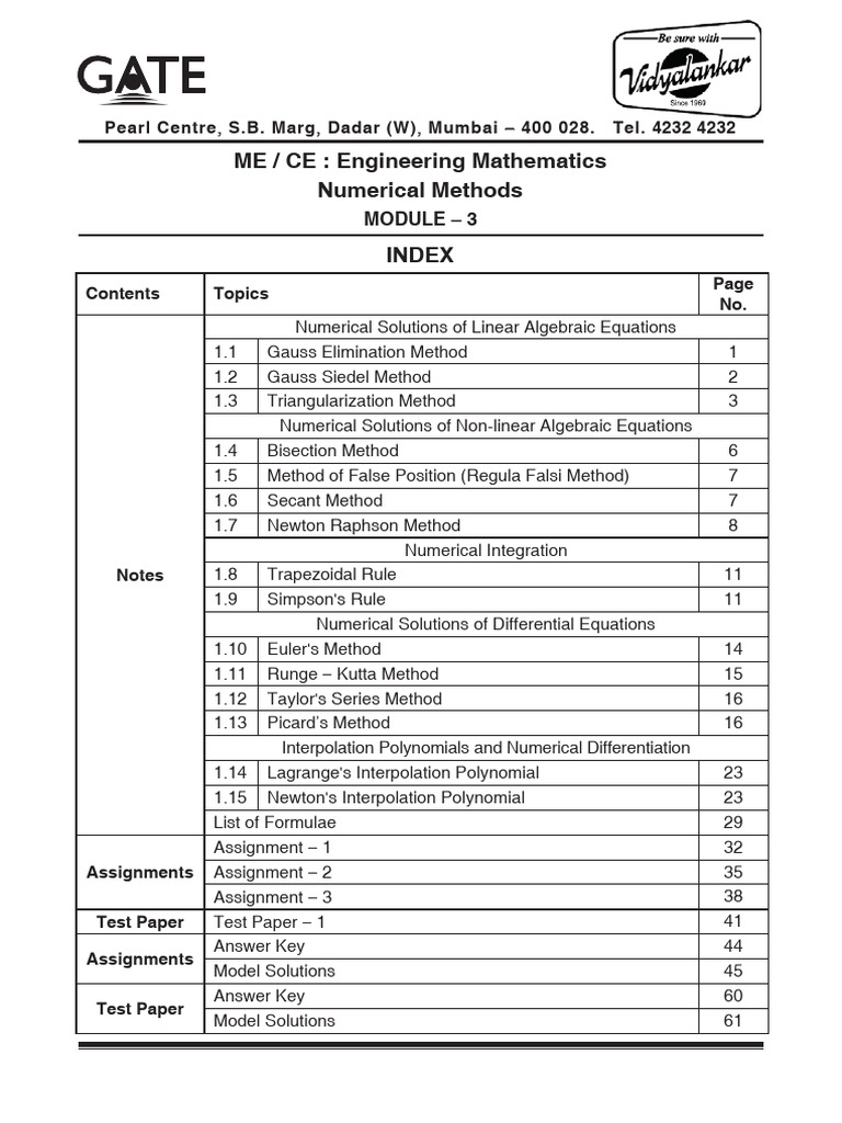 Me Module 7 | PDF | Polynomial | Numerical Analysis