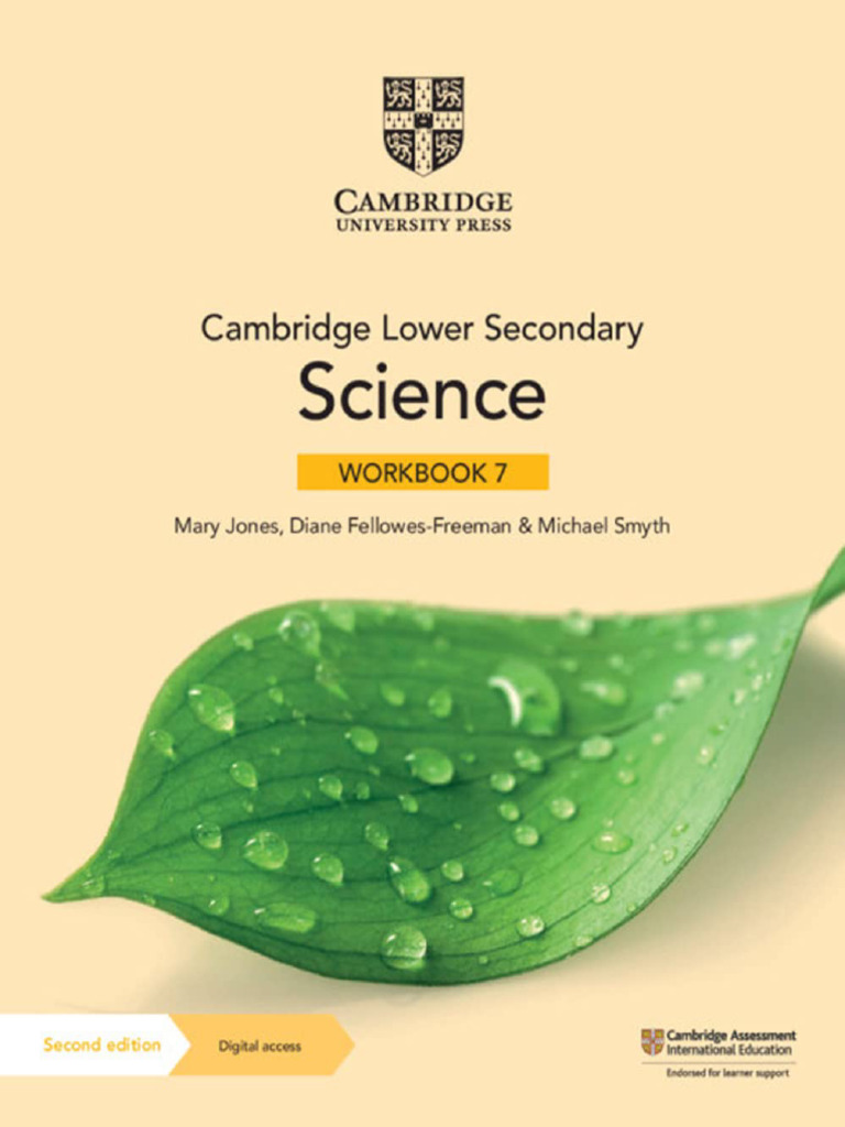 Cambridge Science 7 Workbook | PDF