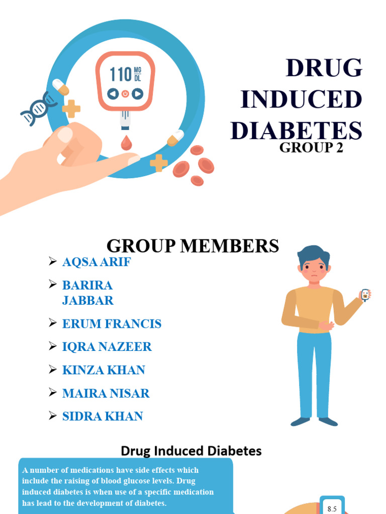 Drug Induced Diabetes | PDF | Hyperglycemia | Diseases And Disorders