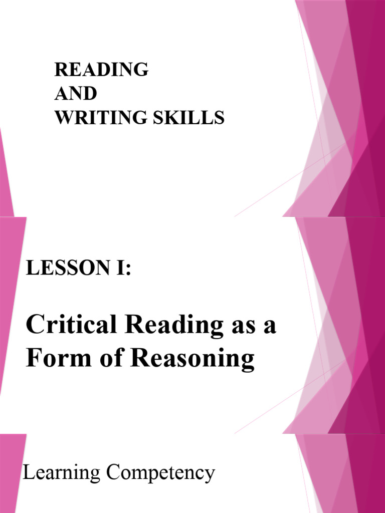 Reading-and-Writing-Presentation-5 | PDF | Laughter | Thought