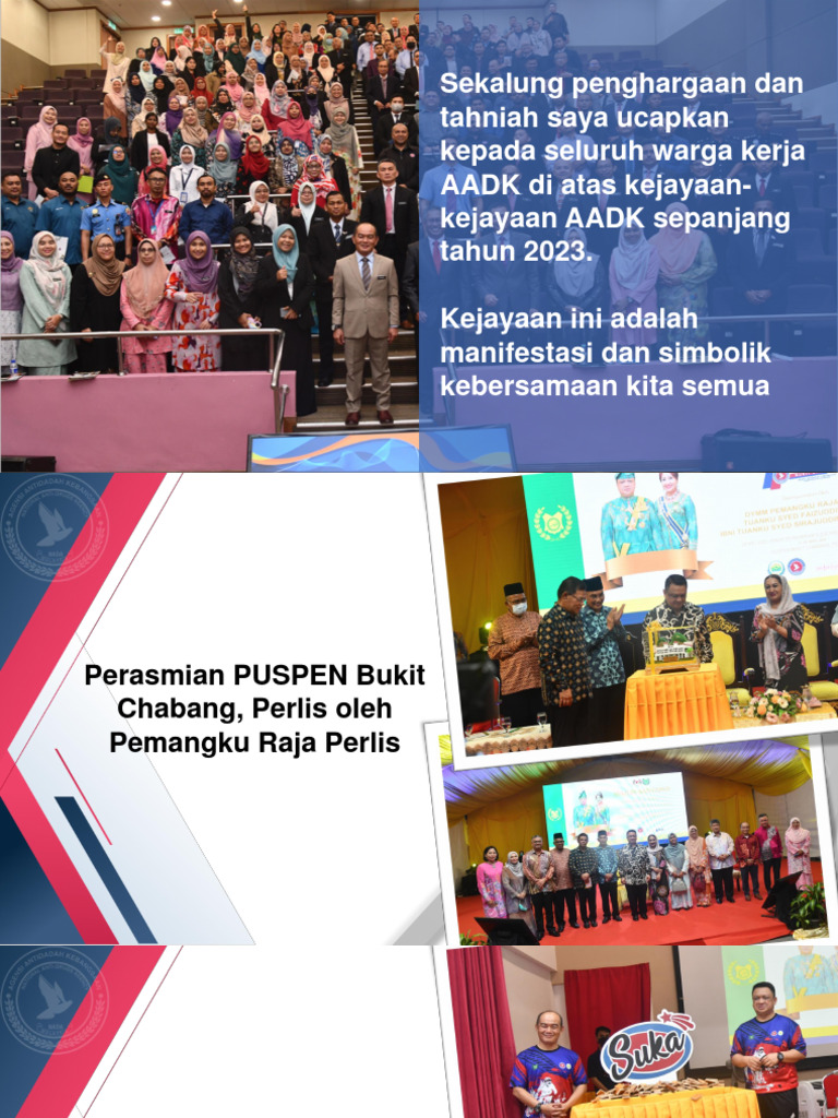 Slide Rasmi Amanat KP AADK Tahun 2024 | PDF