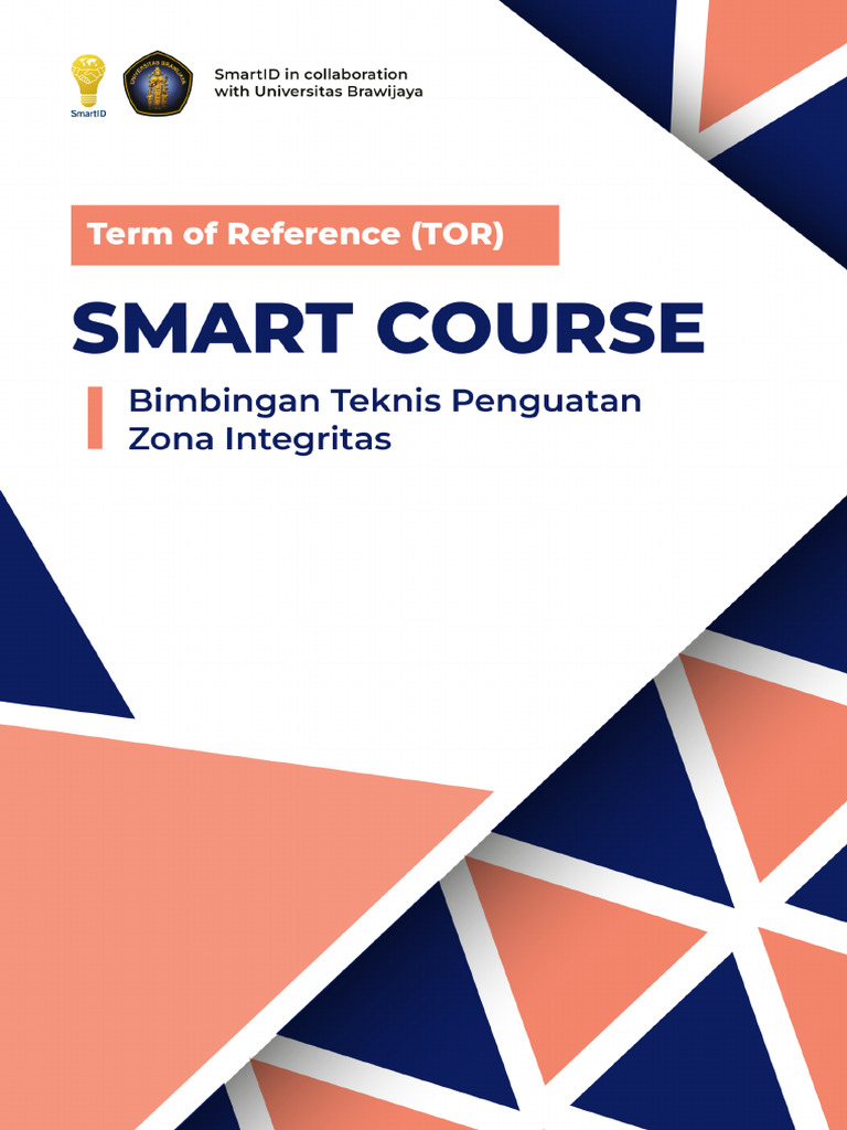 ToR Bimbingan Teknis Penguatan Zona Integritas - SmartCourse | PDF