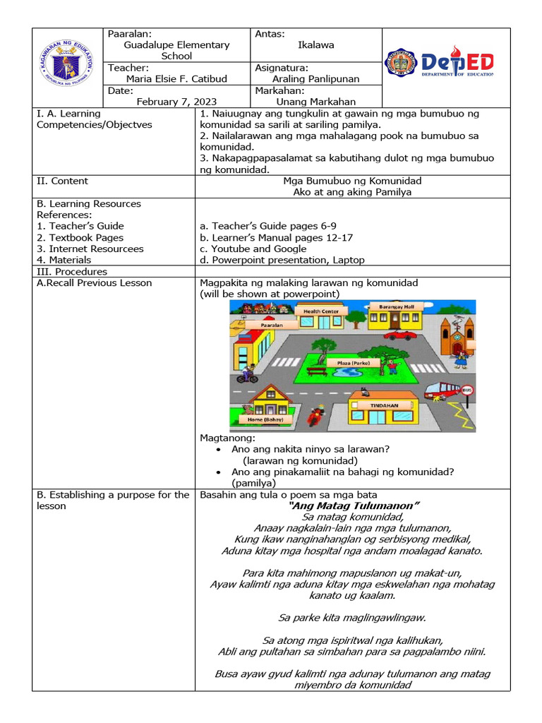 CATIBUD Lesson Plan With INCLUSIVE EDUCATION | PDF
