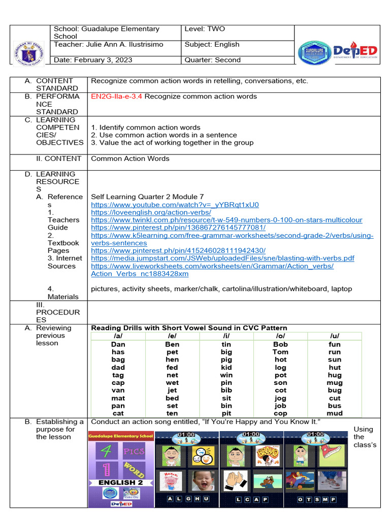 ILUSTRISIMO-Lesson-Plan-with-INCLUSIVE-EDUCATION | PDF | Learning ...