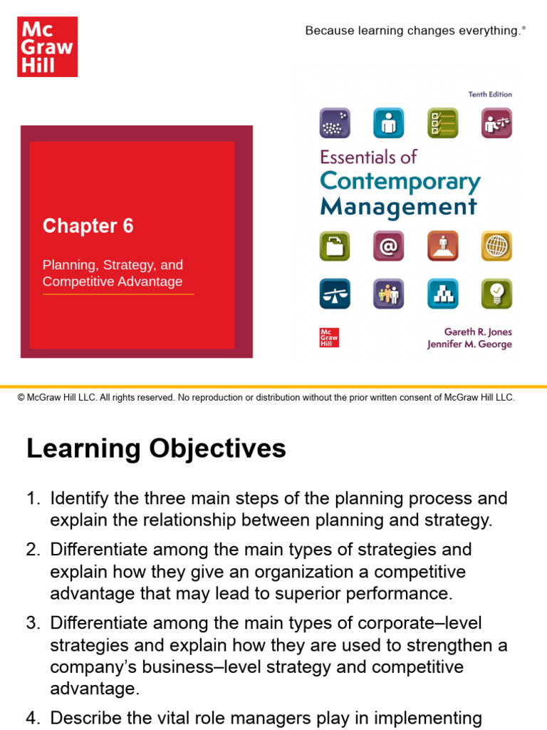 Jones Ess10e Ch06 PPT Revised TW Accessible | PDF | Strategic Management | Marketing
