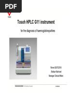 Sebia Capillarys 3 OCTA | PDF | Glycated Hemoglobin | Chemistry