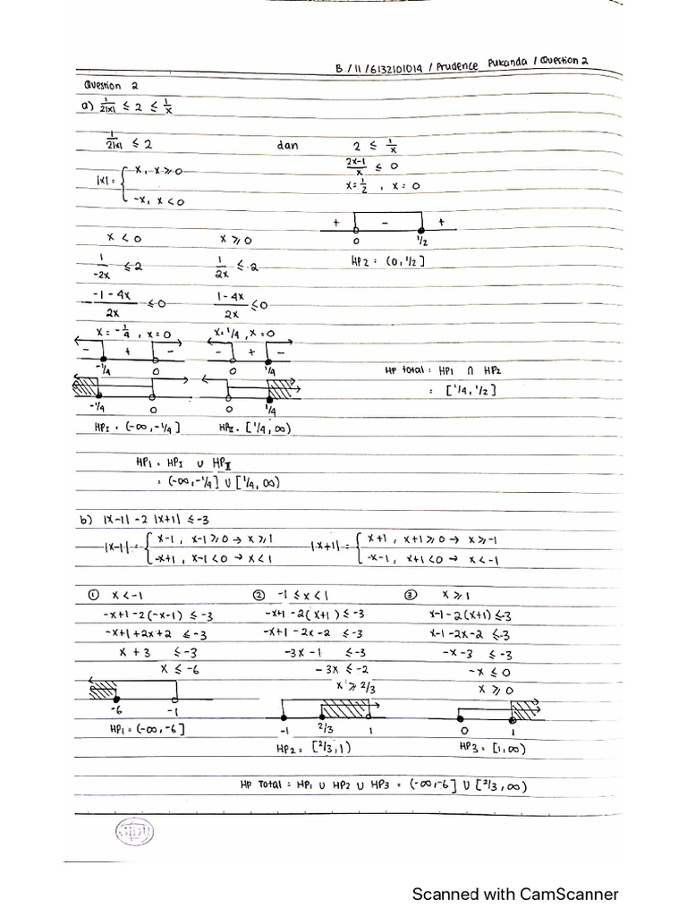 Calculus 1 Excercise 2 | PDF