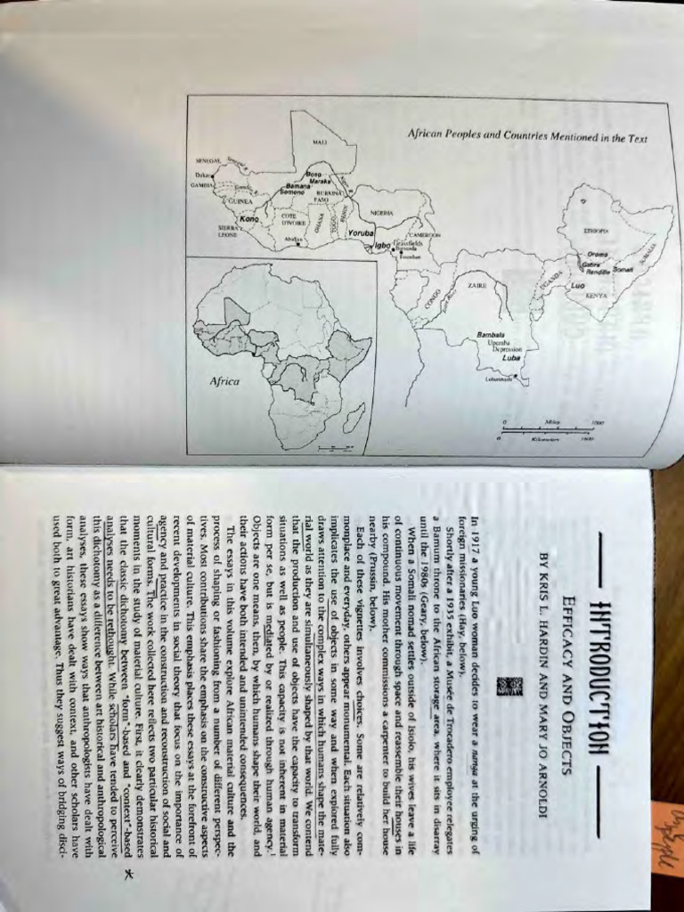Reading 09-20-23 Intro To African Material Culture 1996 | PDF ...