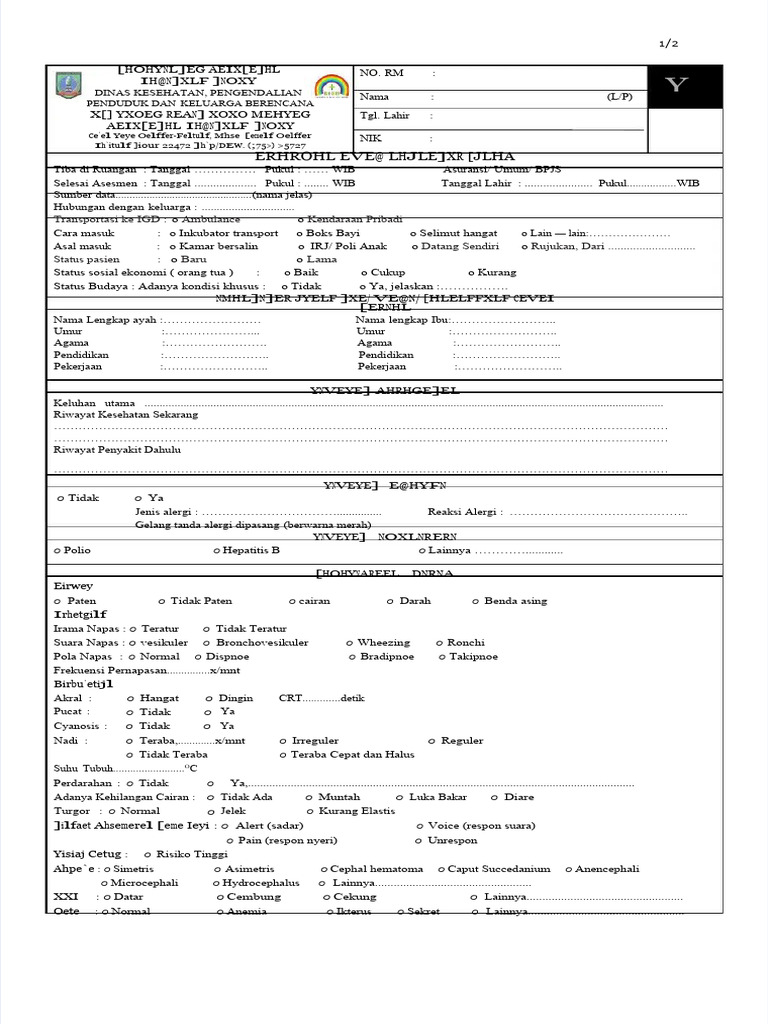 PDF Asesmen Neonatus Igd Ponek | PDF