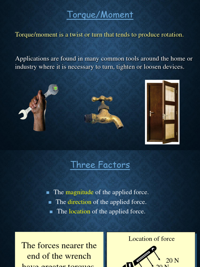 Lecture 4 RD | PDF | Torque | Rotation Around A Fixed Axis