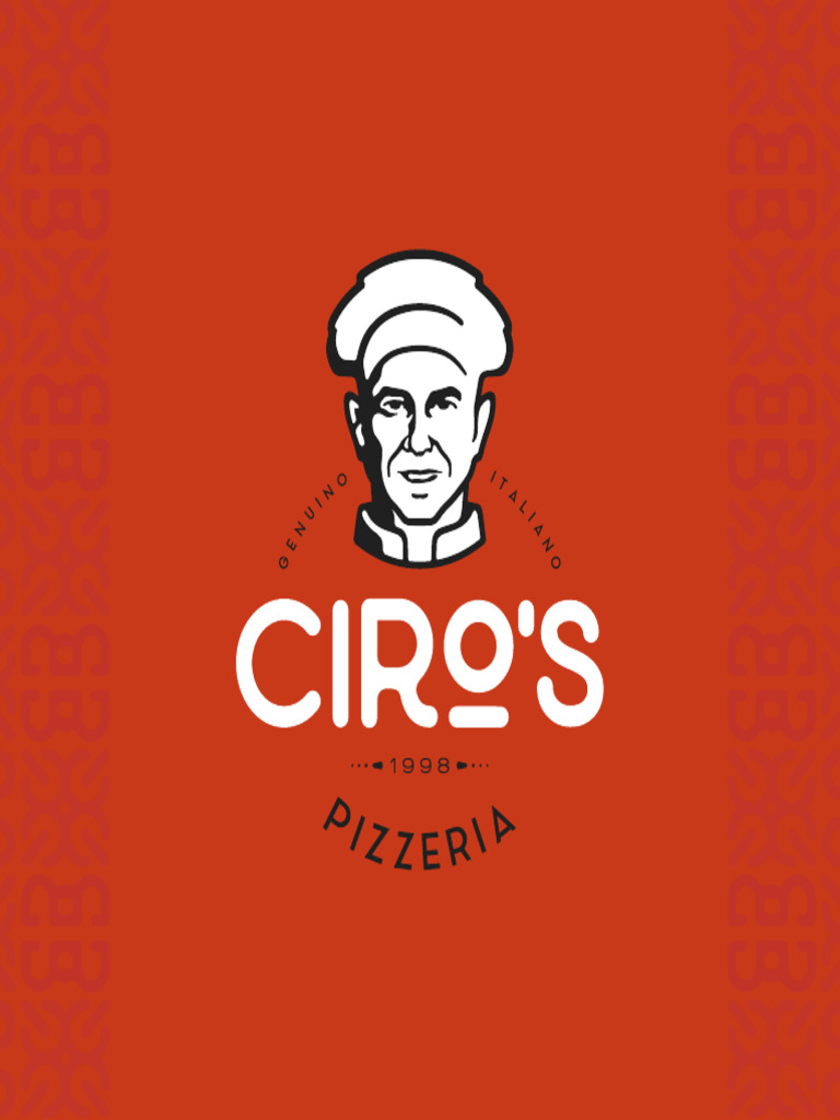 CIROS NEW MENU 12pages 4 | PDF | Tomato Sauce | Food And Drink Preparation