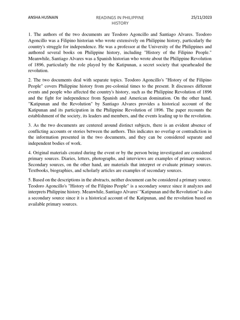 CO1 Metacognitive Reading Report - HUSNAIN | PDF