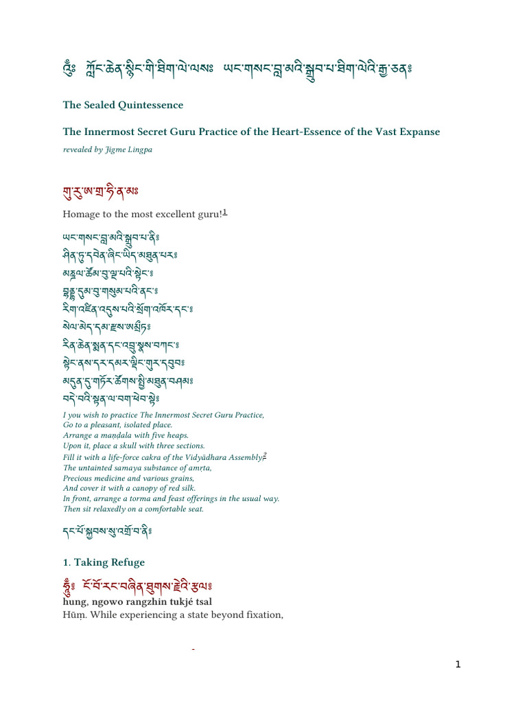 Tiklé Gyachen | PDF