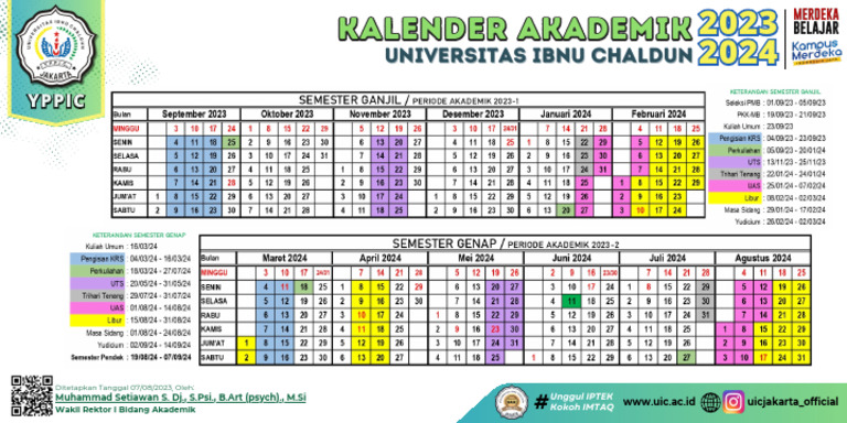 Kalender Akademik 2023 2024 Ok | PDF