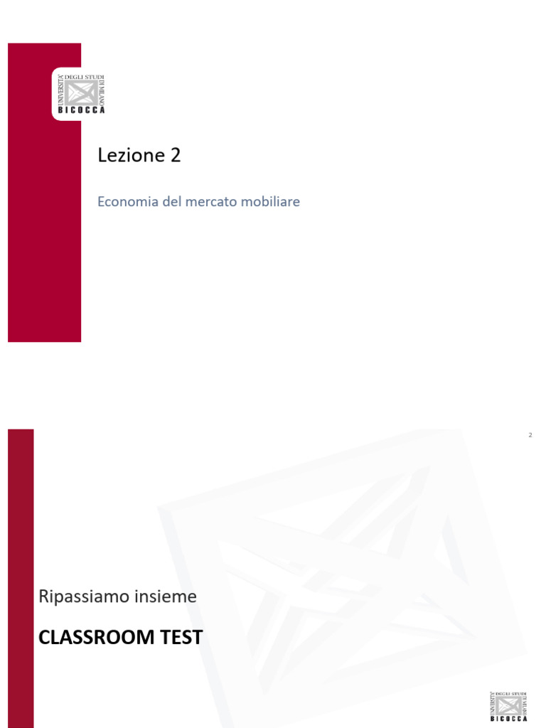 Lezione 2 | PDF | Margin (Finance) | Short (Finance)