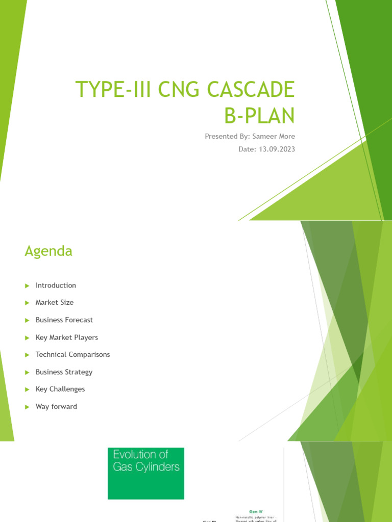 Type-III CNG Cascade Business Plan | PDF | Gases | Fuel Gas