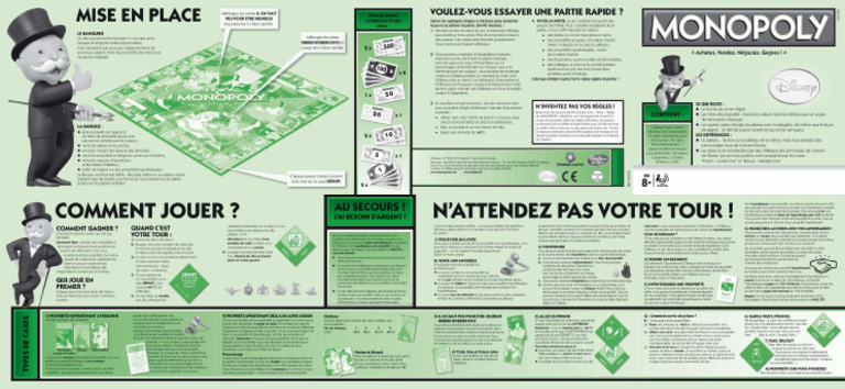 DB Monopoly Disney Regle | PDF